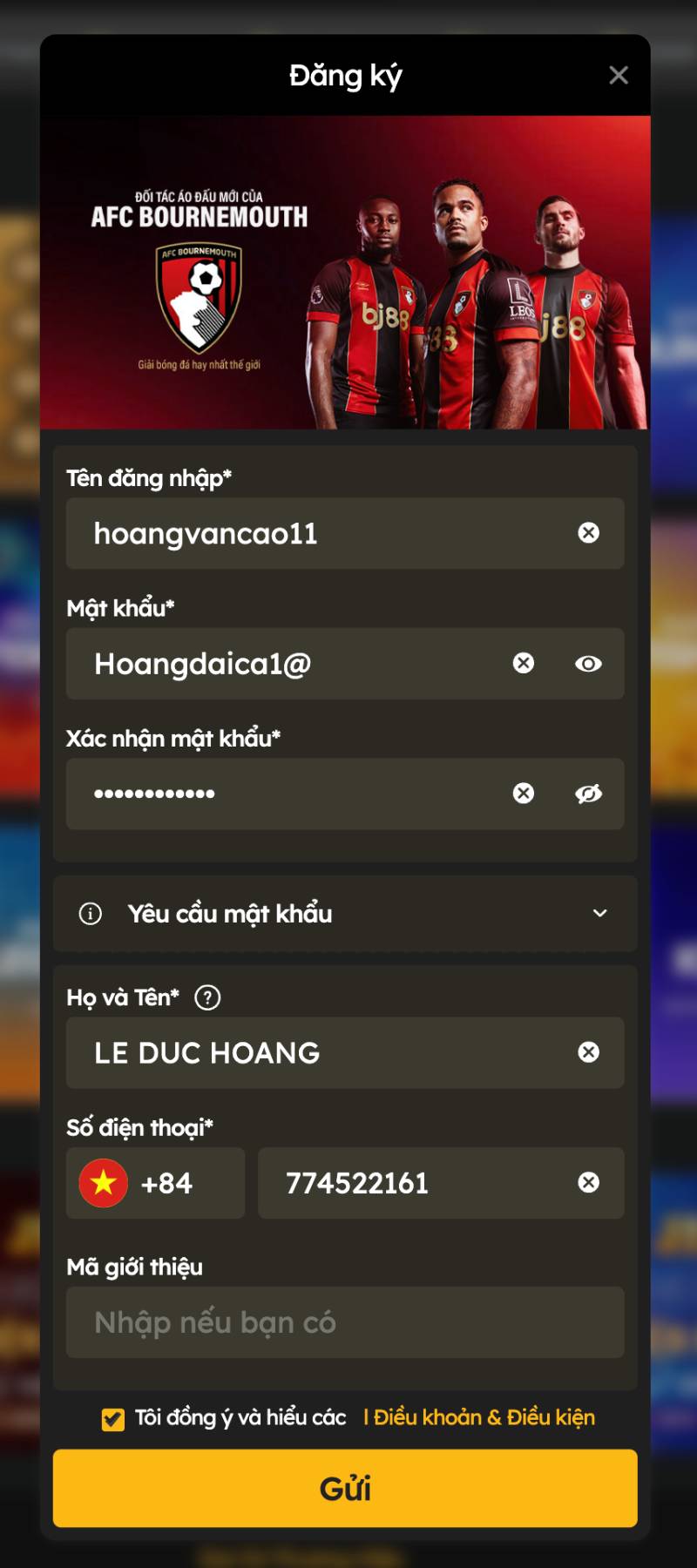 SV388 🎖️ link vào trực tiếp đá gà thomo sv388 casino Việt Nam 9 Bước 2: Điền Thông Tin Cá Nhân